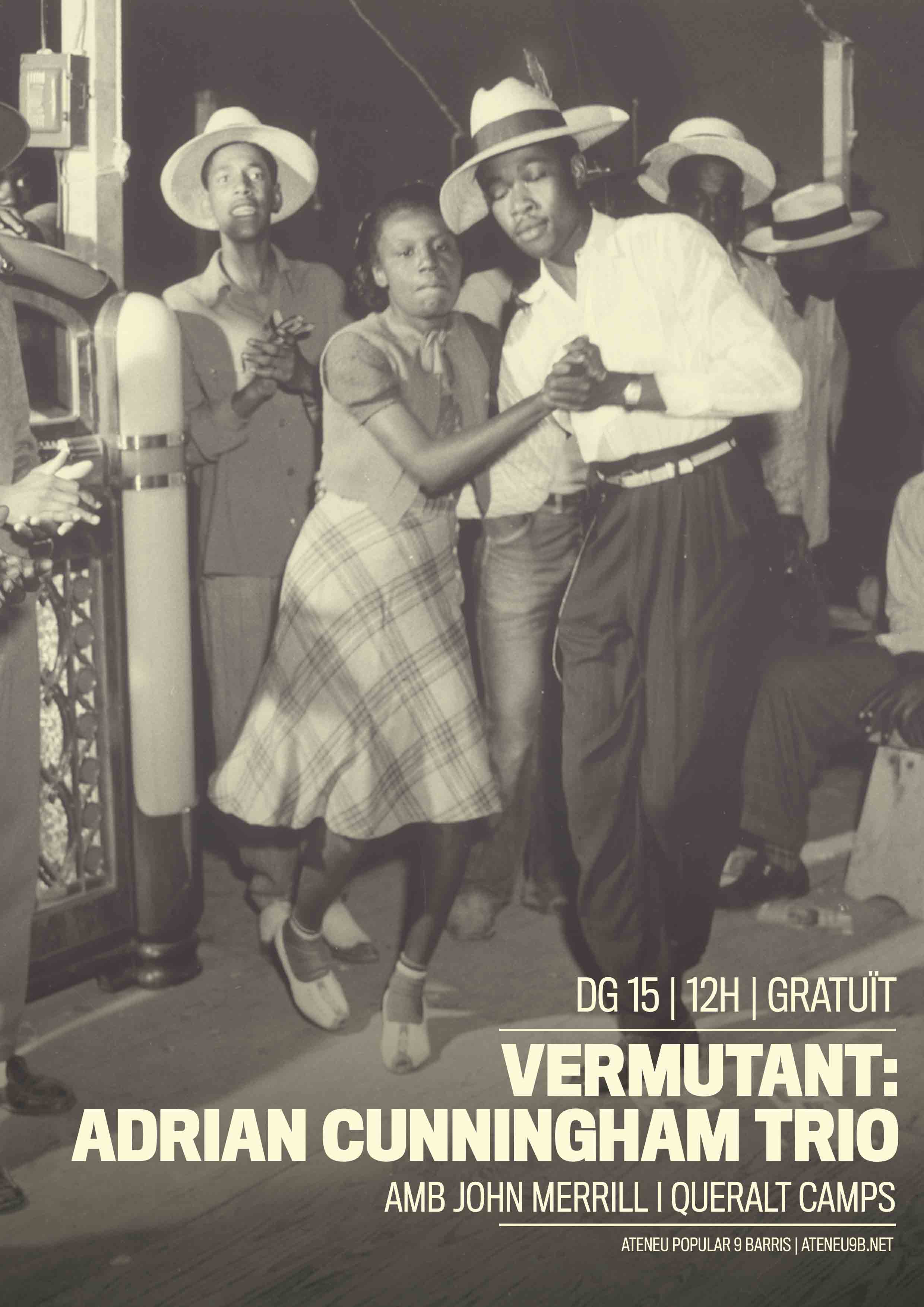 Vermutant: Adrian Cunningham Swing Trio - Ateneu Popular 9 Barris ...